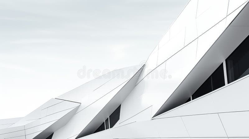 Minimal Structure White Background Stock Illustration - Illustration of ...