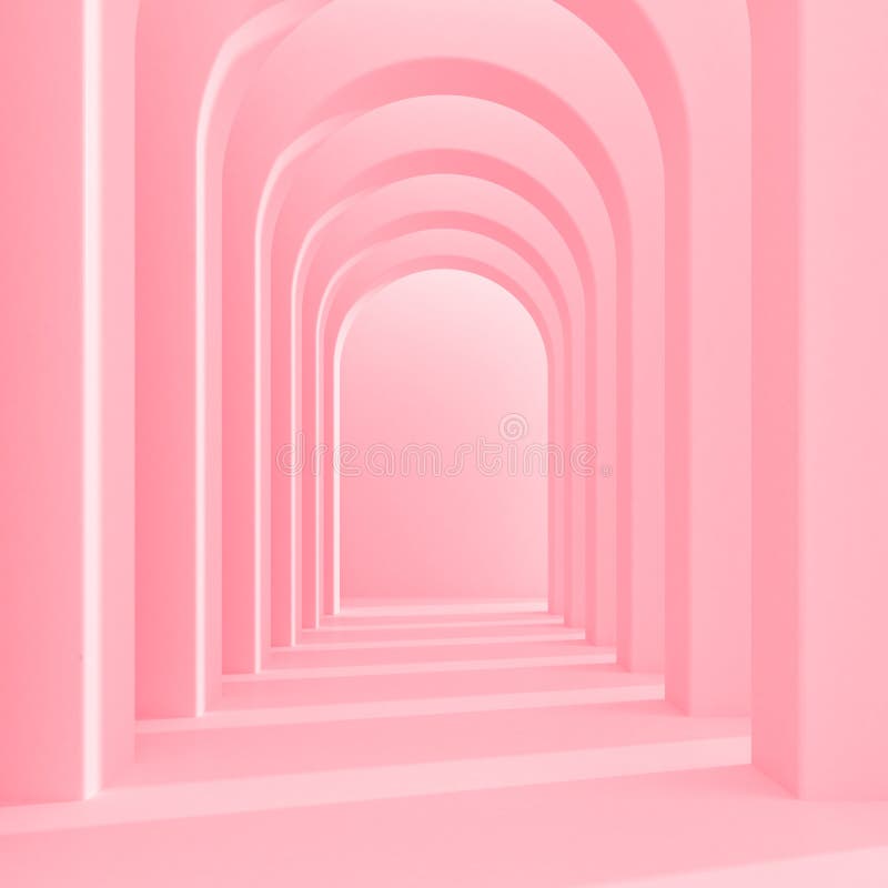 Minimal Style of Arch Space, Architectural Details with Shade and ...