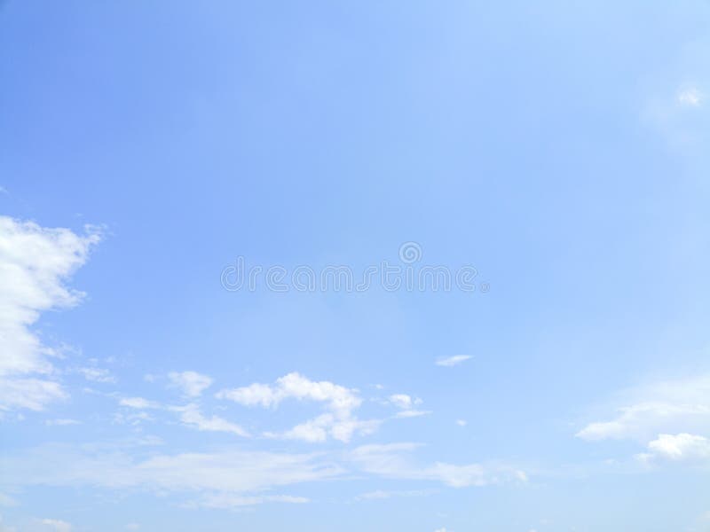 Minimal Style Background Image, Clear Sky with Few Floating Clouds ...