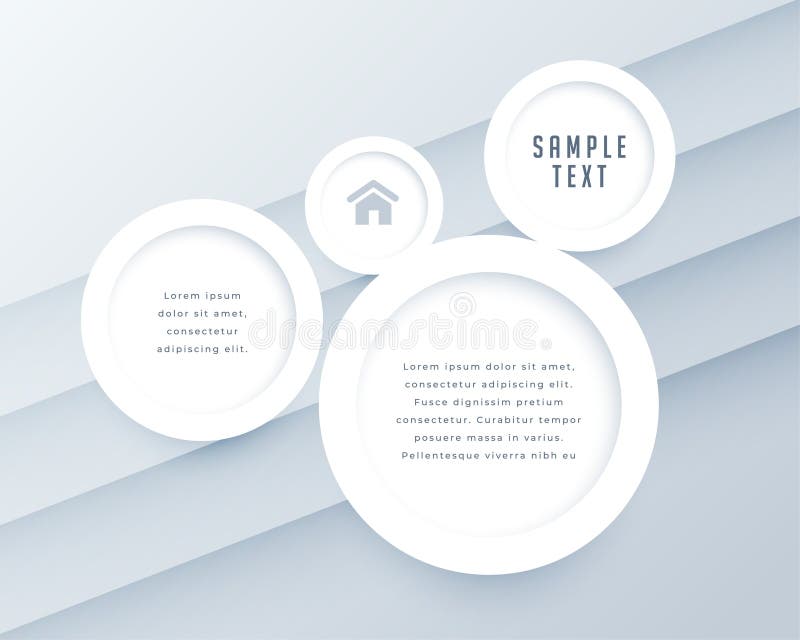 Minimal Style Circular Design with Text Space for Web Business Template ...