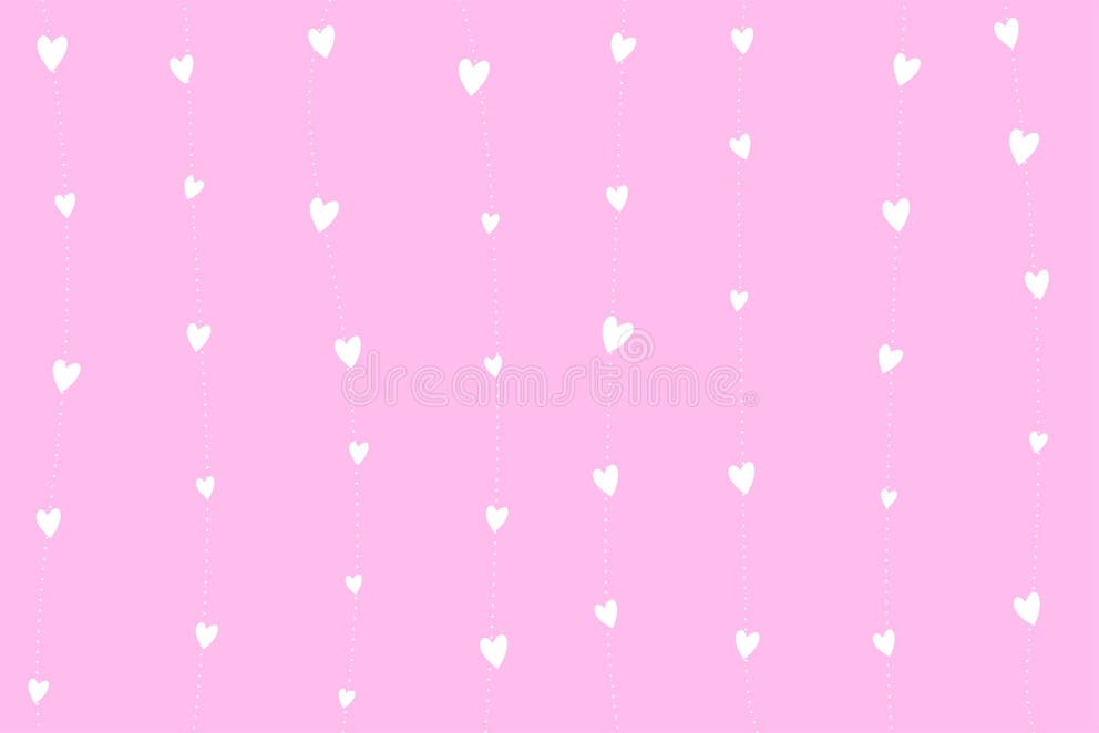 Minimal Style Cute Love Heart Pattern for Textile Fabric Print Stock ...