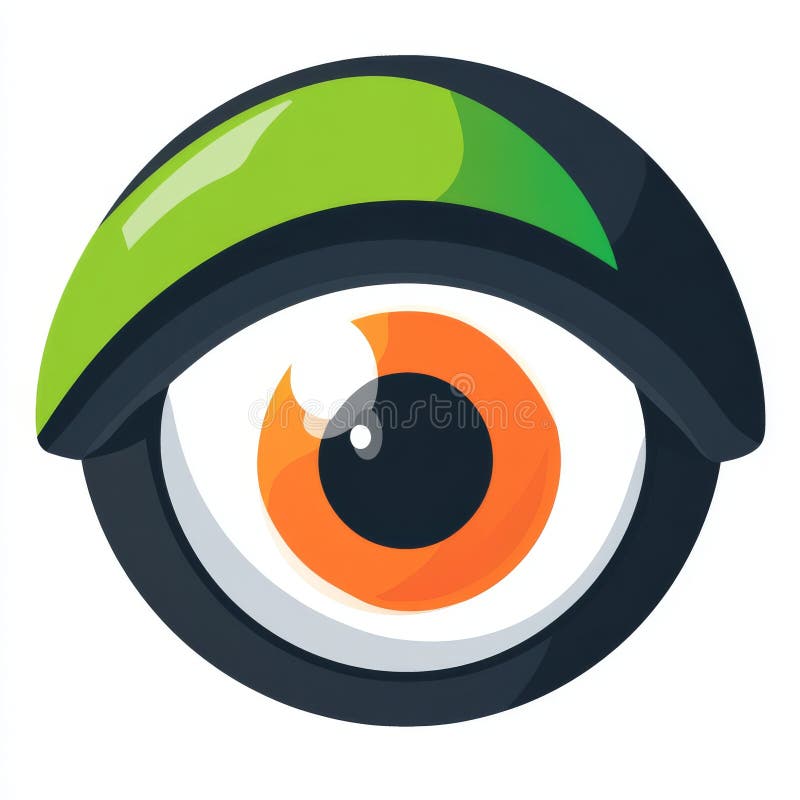Minimal Style is Emphasized in this Eye Icon with a Focus Frame ...