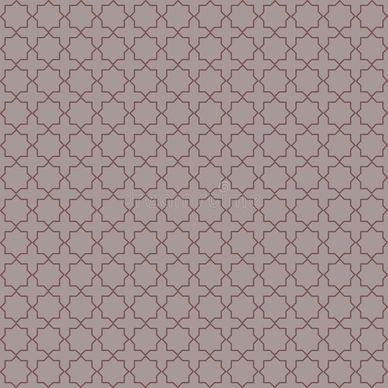 Minimal Style Geometric Moroccan Seamless Pattern Stock Vector ...