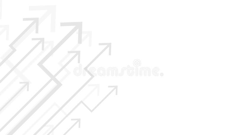 Minimal Style Growth Arrow Backdrop for Business Success Stock Vector ...