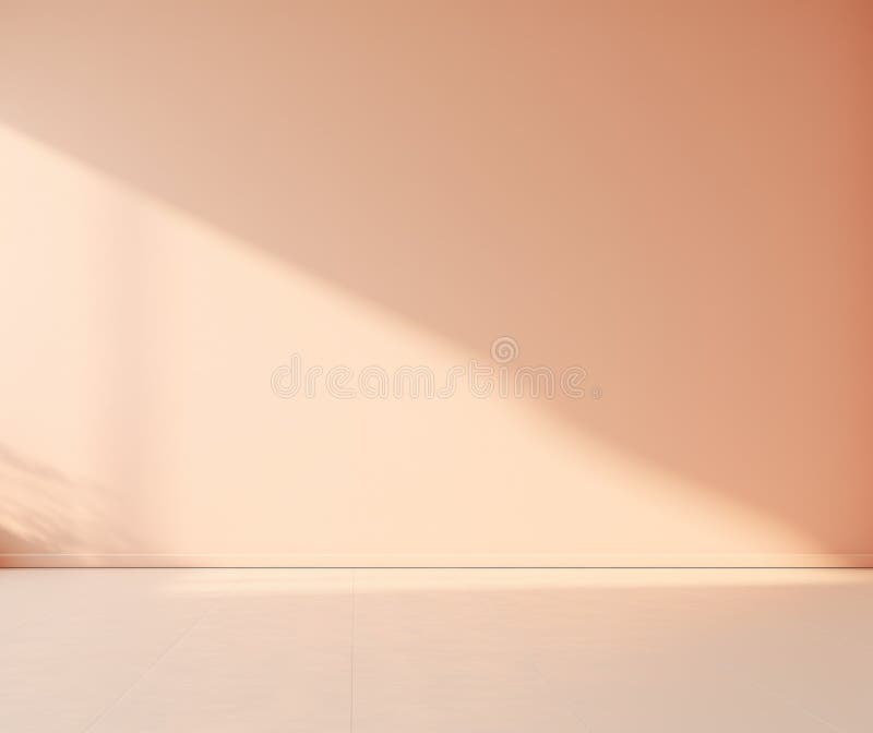 Minimal Style with Light Colors on Empty Background AI Generated Stock ...