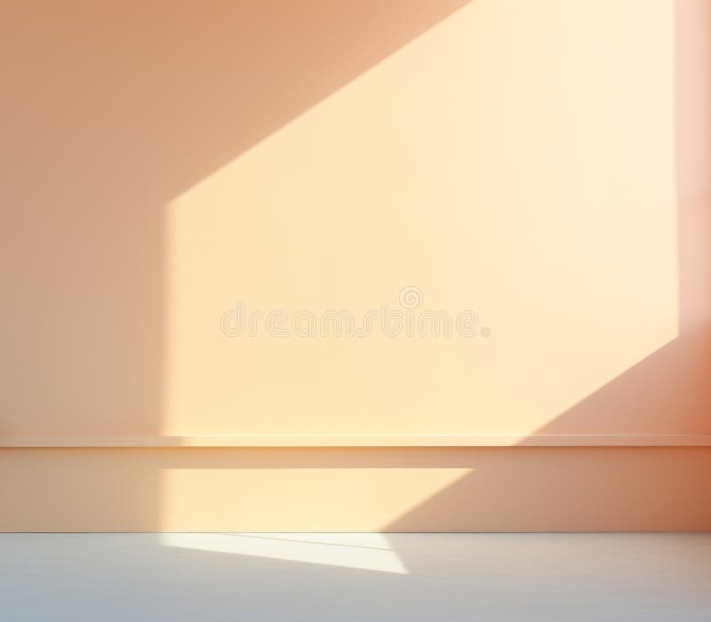 Minimal Style with Light Colors on Empty Background AI Generated Stock ...
