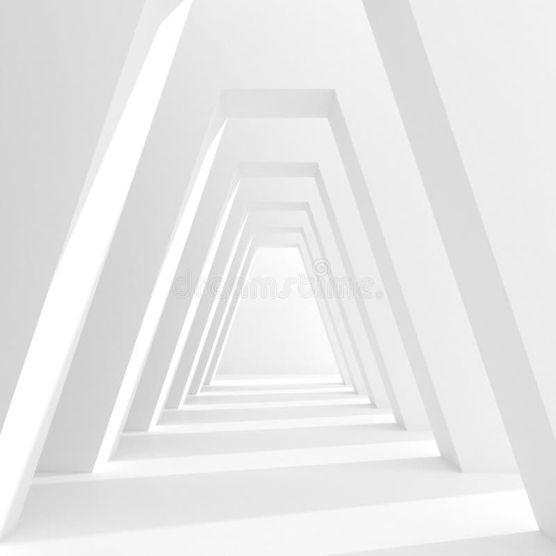 Minimal Style of Pattern Tunnel Space, Abstract Architectural Details ...