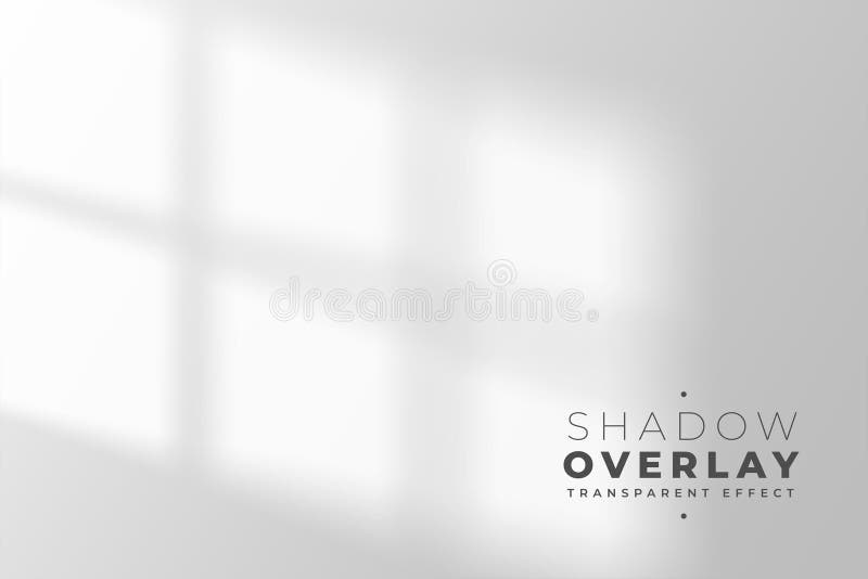 Minimal Style Window Shadow Overlay Background Vector Stock Vector ...