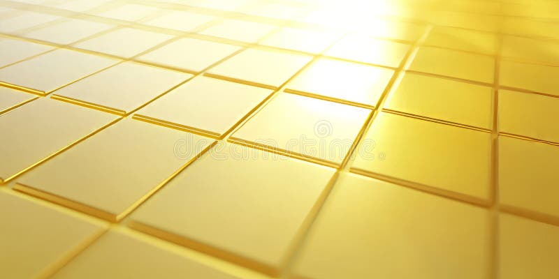 A Minimal Sunshine Yellow Abstract Background Featuring a Grid of ...