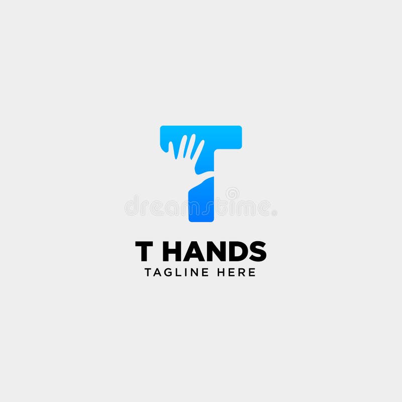 Minimal T Letter, Initial Hand Logo Template Illustration Icon Element ...