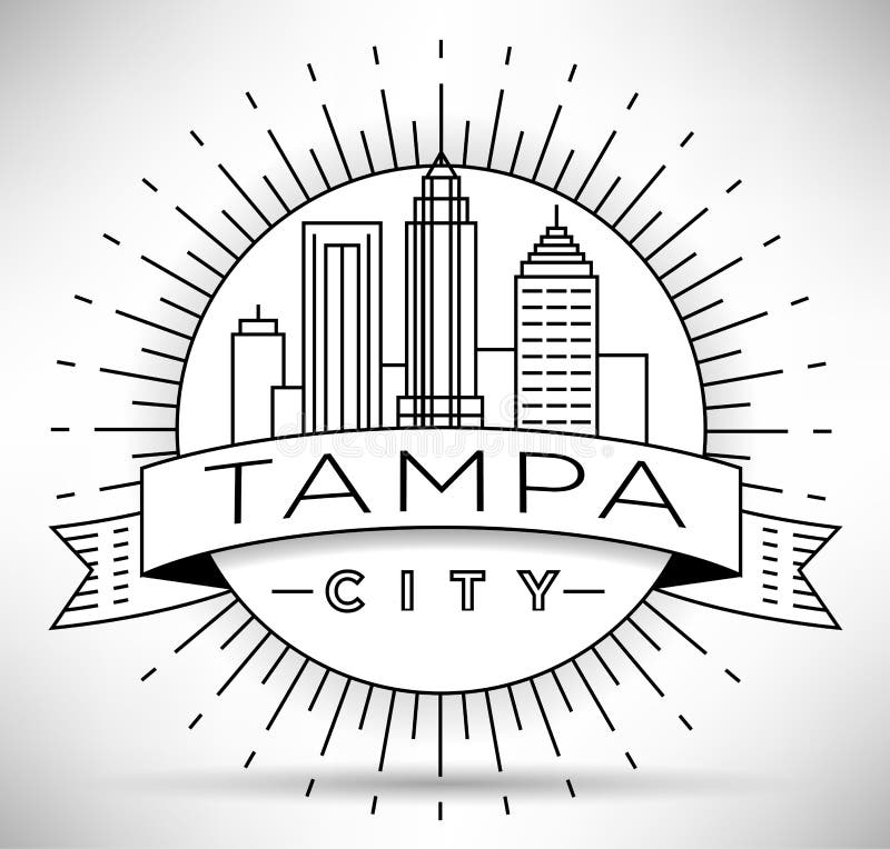 Tampa Bay City Outline Icon. Elements Of Cityscapes Illustration Line ...