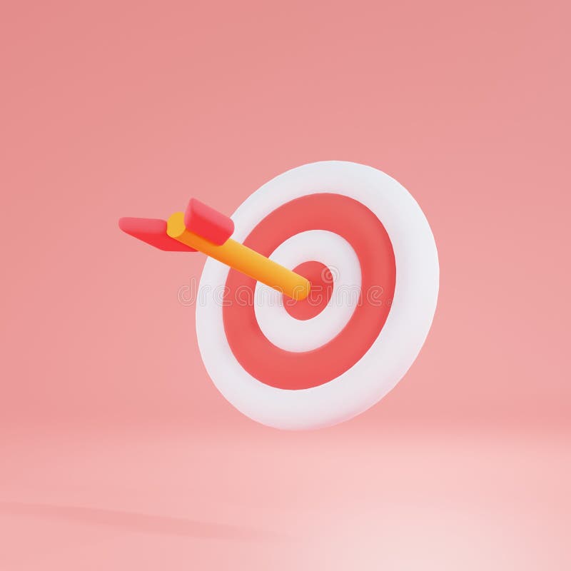 Minimal Target Icon and Logo Stock Vector - Illustration of minimal ...