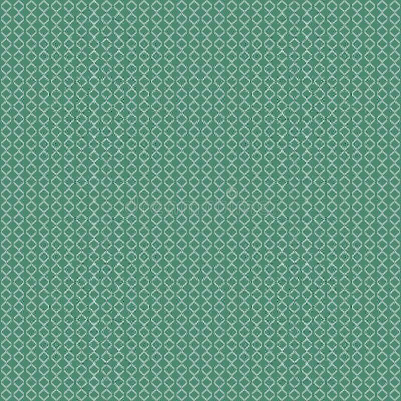 Minimal Teal Loop Diamond Pattern Stock Illustration - Illustration of ...