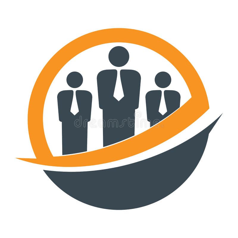 Leadership logo template. stock vector. Illustration of group - 256943430