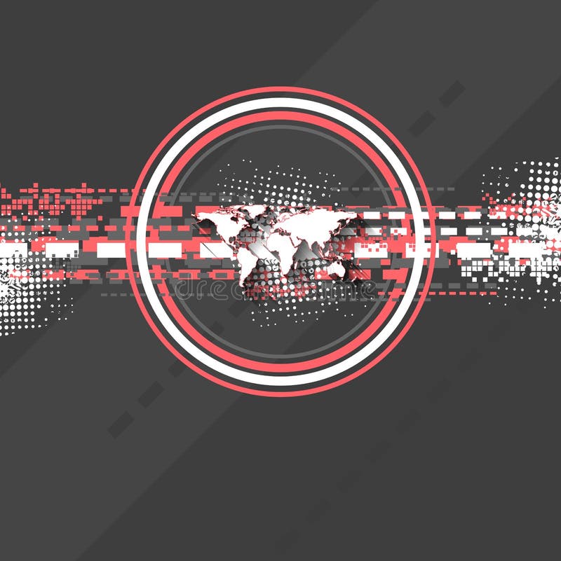 Minimal Tech Vector Background Stock Vector - Illustration of motion ...