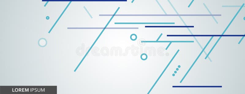 Minimal Template Backdrop Presentation. Vector Poster Design with Blue ...