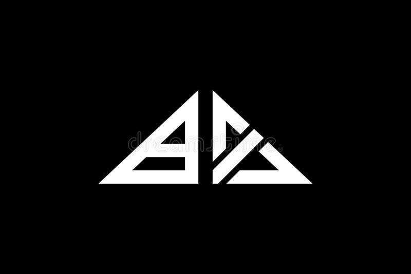 Minimal Triangle Initial Letters BX Logo Stock Vector - Illustration of ...