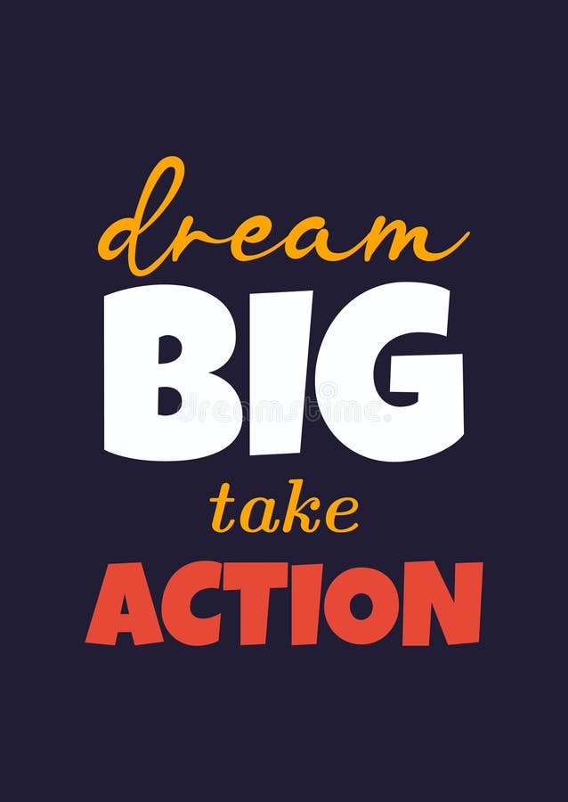 Minimal Typeography Design with Motivational Quote Stock Vector ...