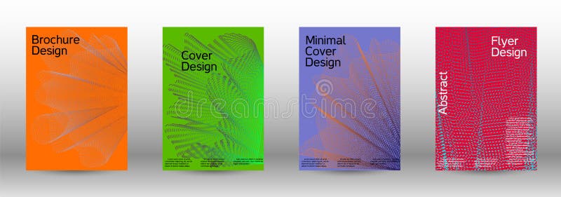 Minimal Vector Covers Design. Stock Vector - Illustration of color ...