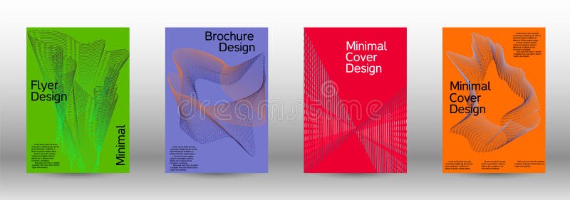 Minimal Vector Covers Design. Stock Vector - Illustration of graphic ...