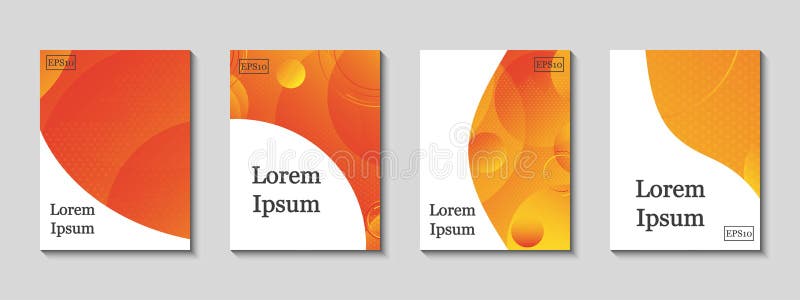 Minimal Future Trendy Geometric Vector Covers Set Stock Vector ...