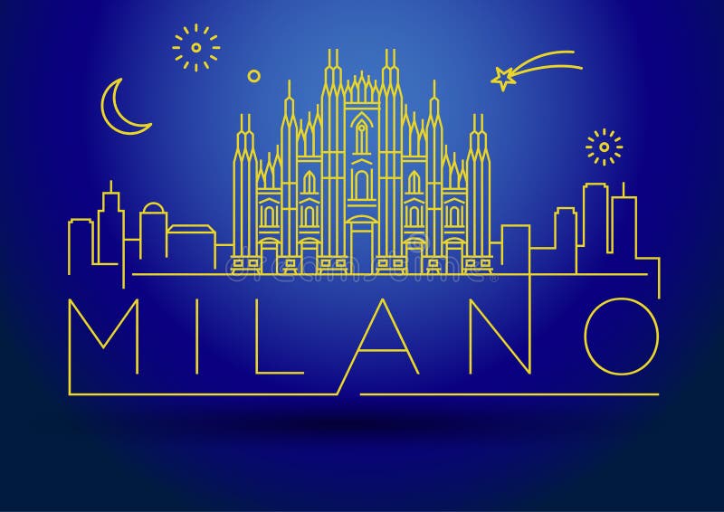 Milano City Skyline Stock Illustrations – 328 Milano City Skyline Stock ...