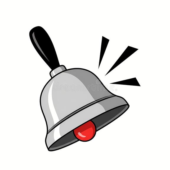 Minimal Vector of Wrestling Bell with Impact Lines Stock Illustration ...