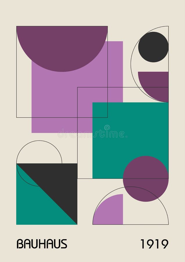 Minimal Vintage 20s Geometric Design Posters, Wall Art, Template ...