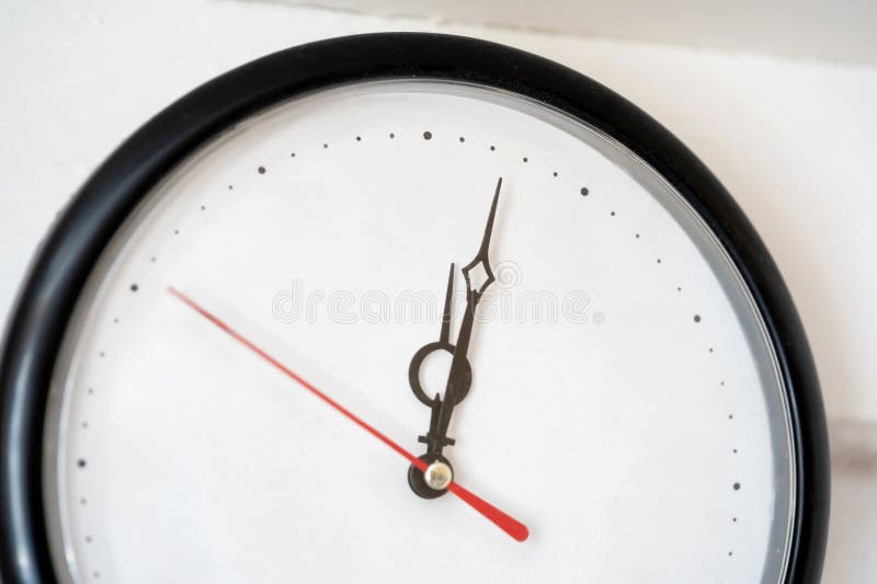 Clock With Second Hand Template Printable Stock Photos - Free & Royalty ...