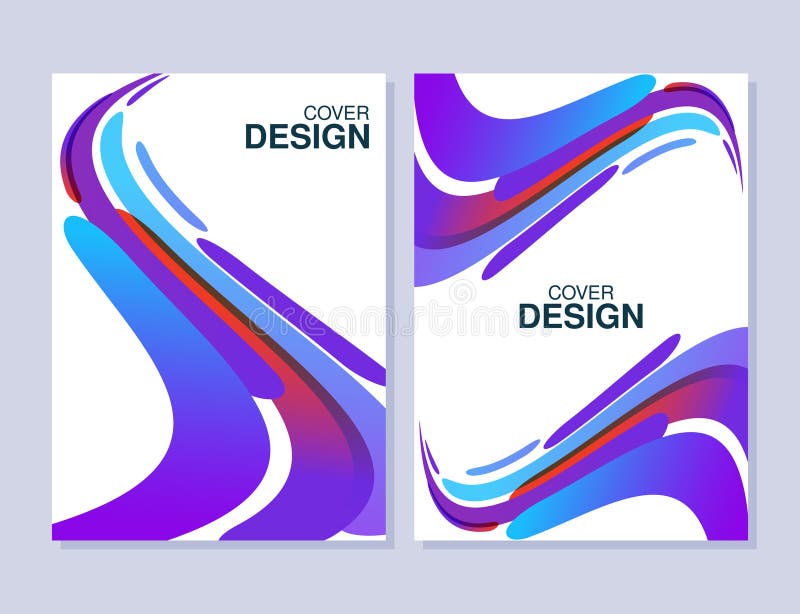 Minimal Wave Abstract Cover Design Stock Vector - Illustration of ...