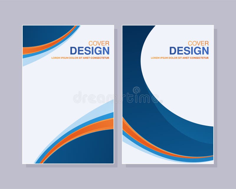 Minimal Wave Abstract Cover Design Stock Vector - Illustration of ...