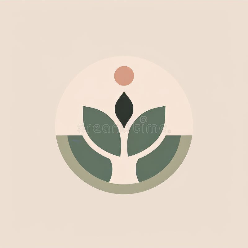 Minimal Wellness Logo Design for Younger Audience Generative AI Stock ...