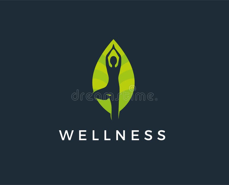Minimal Wellness Logo Template - Vector Illustration Stock Vector ...