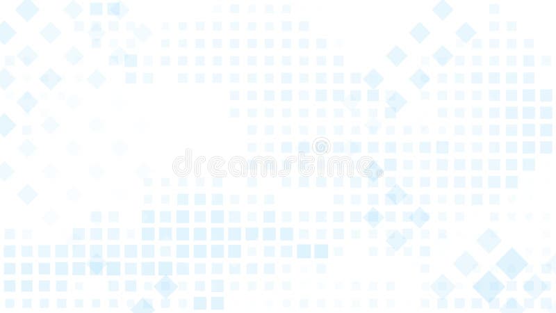 Minimal White Background with Small Light Blue Squares Stock Vector ...