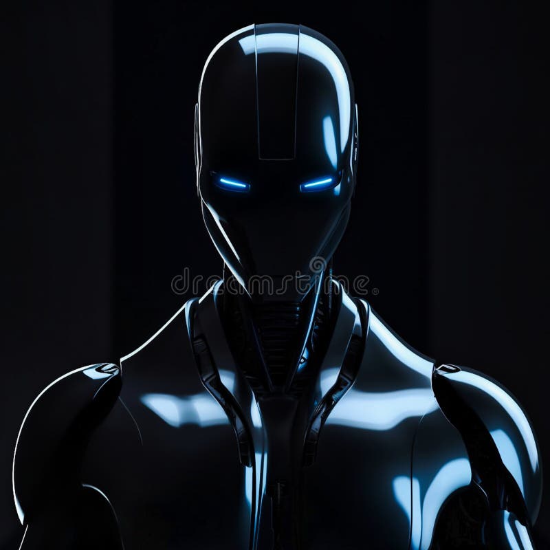 Minimalism Award Winning Luxury Robot Hi-tech. Generative AI Stock ...