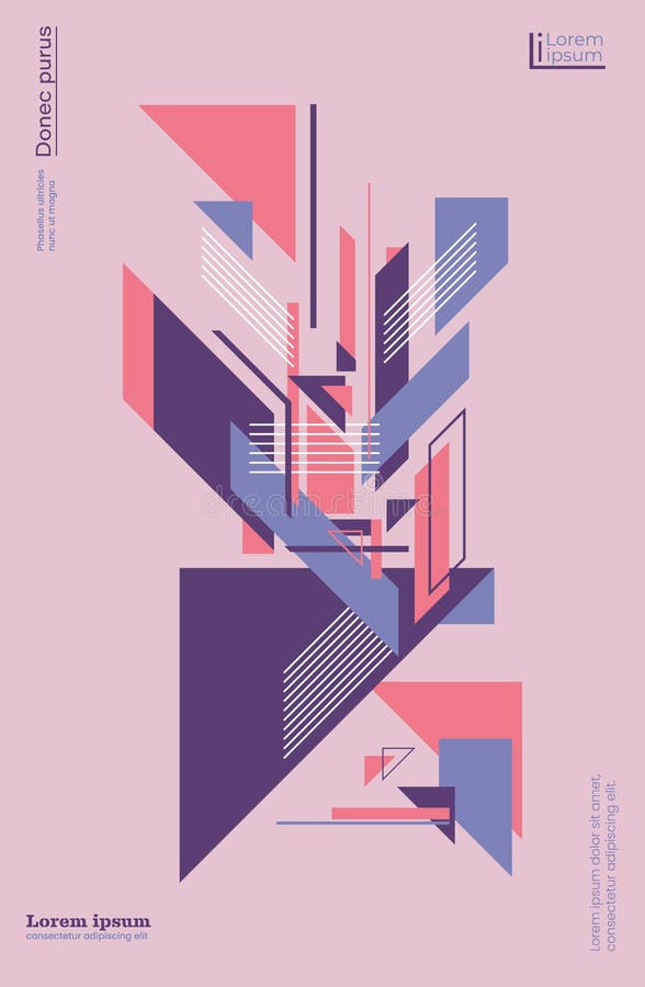 Minimalism of Geometric Shapes. Stock Illustration - Illustration of ...