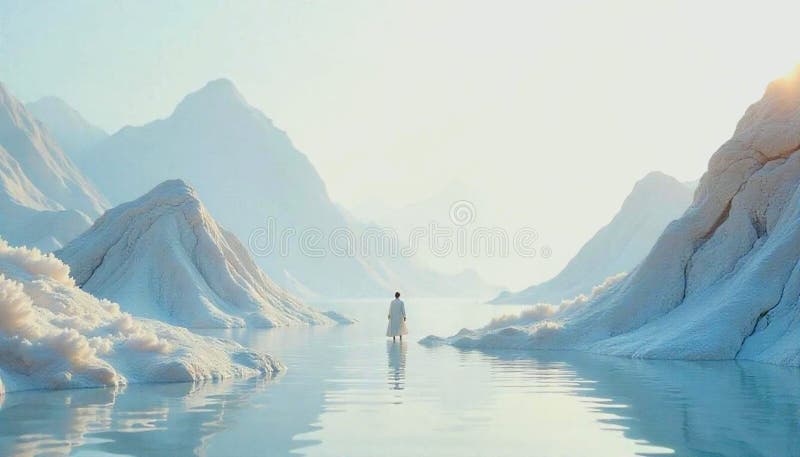 Minimalism with Large Areas of White Space, Mountain Shapes Materials ...