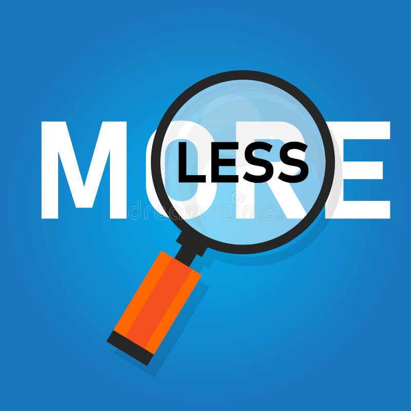 Minimalism less is More Paradox Concept of Avoid Clutter Have Focus and ...