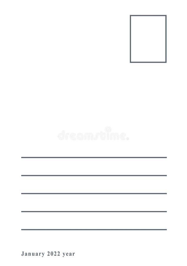 Vertical Postcard Layout Premium Vector | Newest Business Post Card