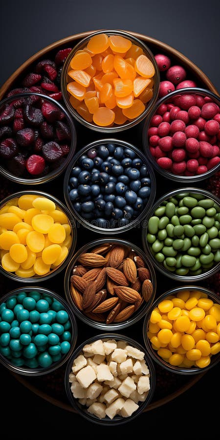 Minimalism from Top of Candies Box Stock Illustration - Illustration of ...