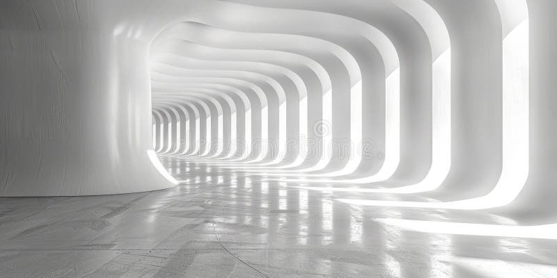 Minimalist Abstract Background, Delicate Silver Rays, Clean White ...