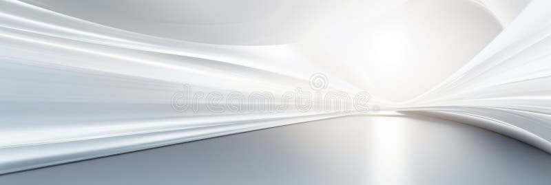 Minimalist Abstract Background, Delicate Silver Rays, Clean White ...