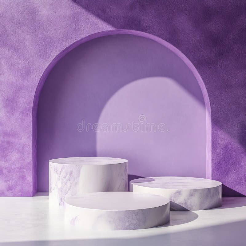 Minimalist Abstract Background for Product Display, 3D Rendering. Stock ...