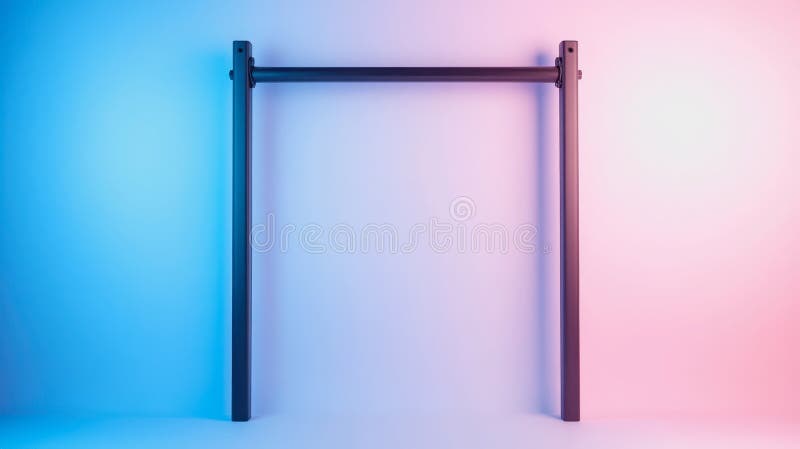 Minimalist Abstract Background with Vertical Black Frame Surrounded by ...