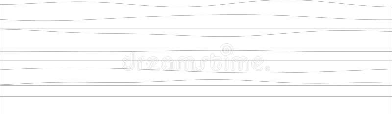Minimalist Abstract Black and White Line Art with Wavy and Straight ...