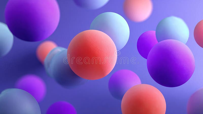 Minimalist Abstract Blobs with Soft Glow and Subtle Shadows, Floating in Space, Generative AI ...