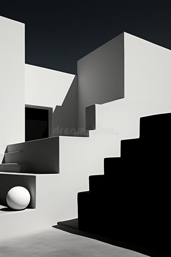Minimalist Abstract Compositions. Striking Art with Clean Lines and ...
