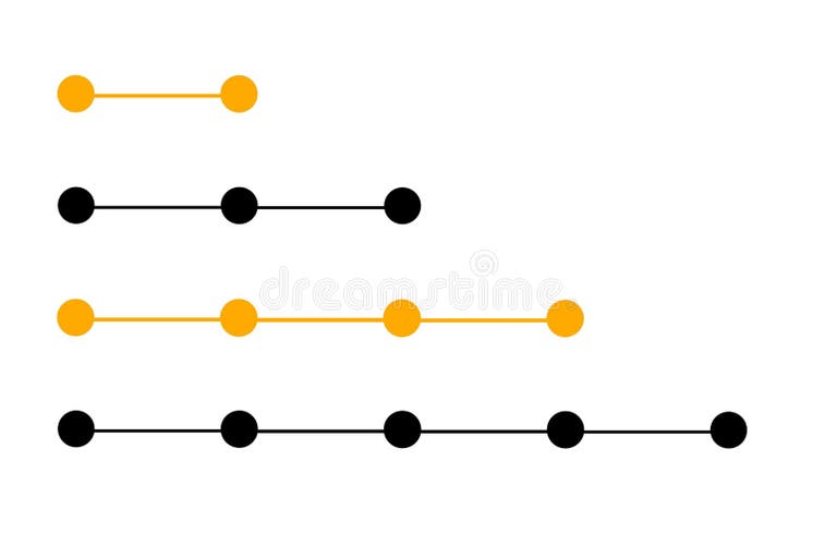 Minimalist Abstract Dot Line Composition in Yellow and Black, Geometric ...