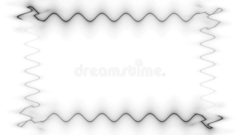 Abstract Wavy Frame: Minimalist Design Stock Video - Video of artistic ...