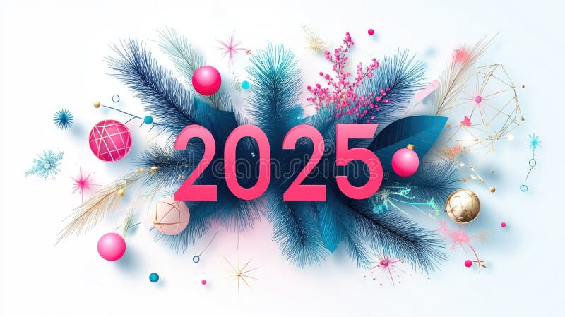 Vibrant Abstract Geometric Design Featuring 2025 Bold Colors Stock ...